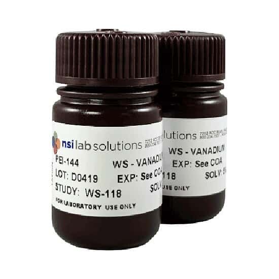 NSI Lab Solutions PEI-144 Vanadium Drinking Water Proficiency Test; 2 ...