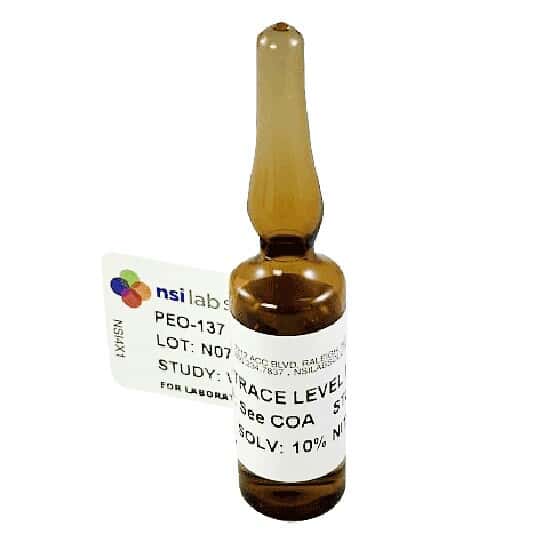 NSI Lab Solutions PEO-137 Trace-Level Mercury Wastewater Proficiency ...