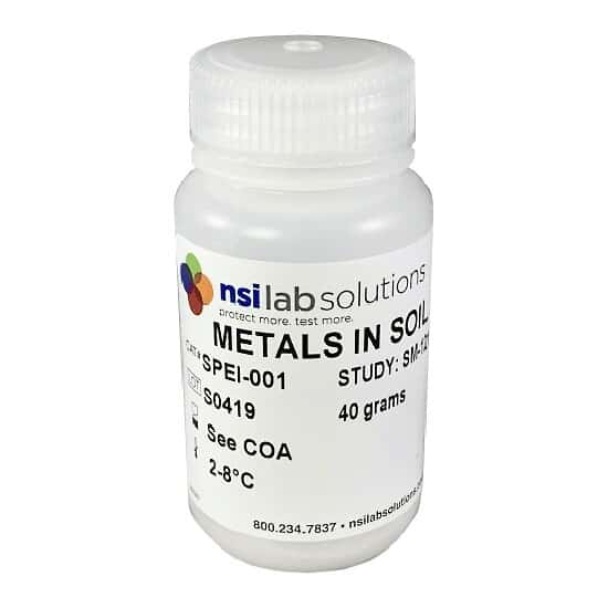NSI Lab Solutions SQCI-001B Metals in Soil PT Express™ from Cole-Parmer