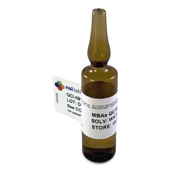 NSI Lab Solutions QCI-091 MBAs QC Concentrate; 10.5 mL from Cole-Parmer