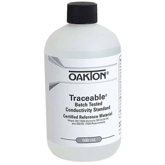 Oakton Traceable® Conductivity and TDS Standard, Batch-Tested, 200,000 ...