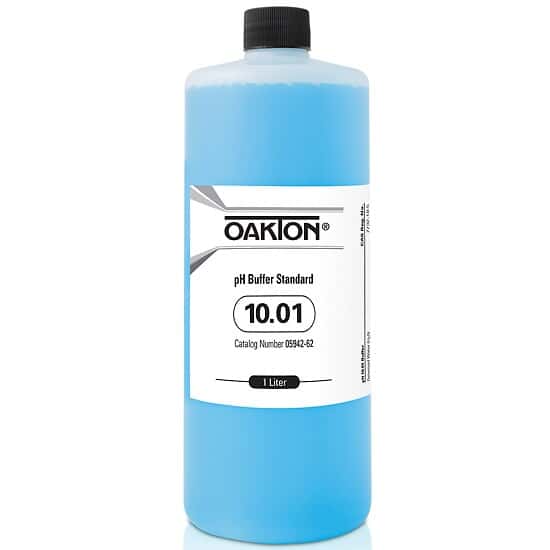 Oakton Buffer Solution, pH 10.01; 1000 mL from Cole-Parmer India