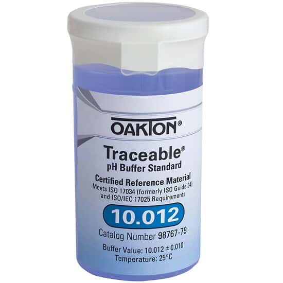 Always in Stock - Oakton Traceable® One-Shot™ Buffer Solution, Blue, pH ...