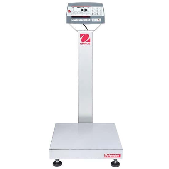 Ohaus D52P125RQL2 Defender 5000 Scale, Base Style Square, 250x0.01lb ...