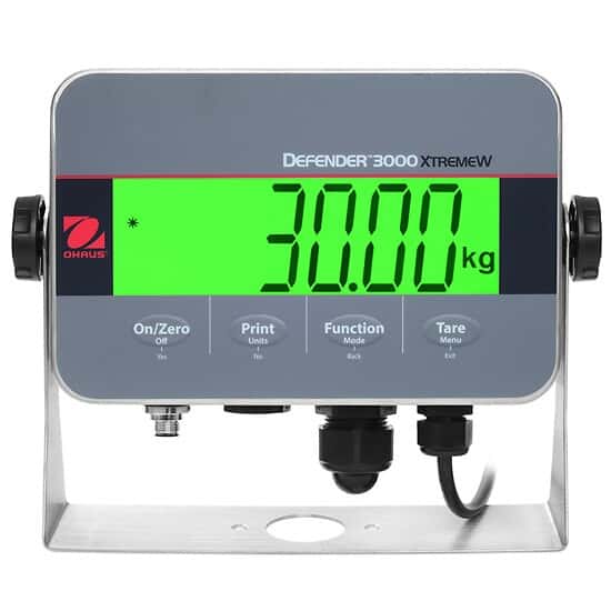 Ohaus i-DT33XW Defender® 3000 Indicator, Washdown, Stainless Steel; 100 ...