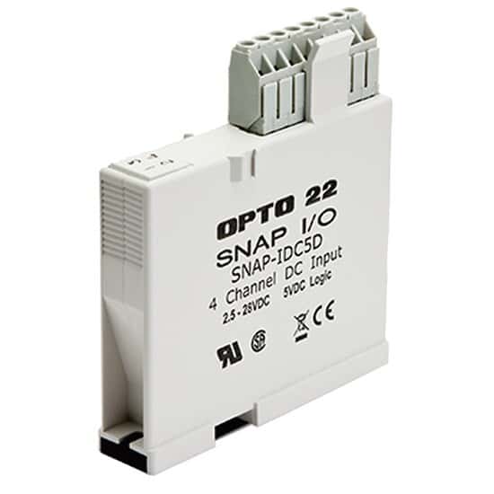 Opto 22 SNAP-PAC-EB1 4-Ch 2.5-28 VDC Digital Input Module from Cole-Parmer