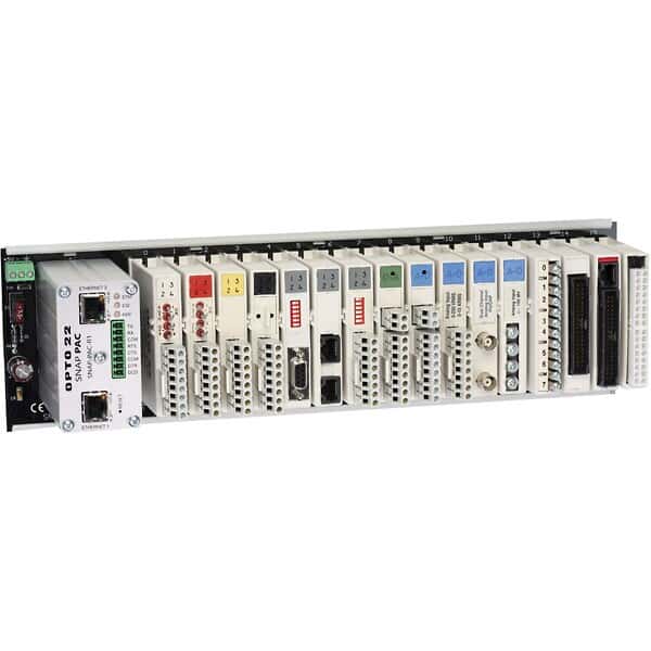 Opto 22 SNAP-PAC-R1 Dgtl Controller Analog/Digitl/Serial Rack Mounted ...