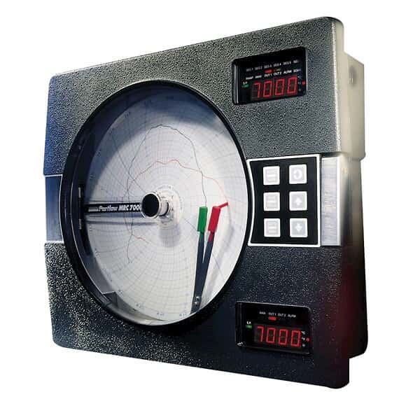Partlow 711200000021 10" Chart Controller/Recorder; 2 Channel/2 Relay ...