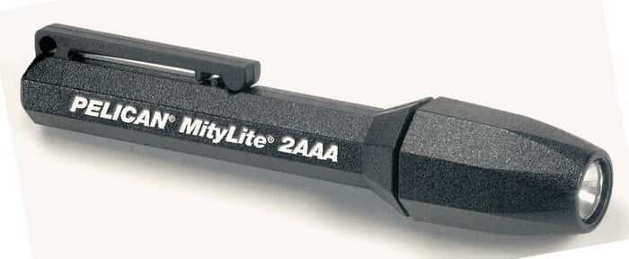 Pelican 1900-030-110 MityLite 2AAA Flashlight, Black from Cole-Parmer India