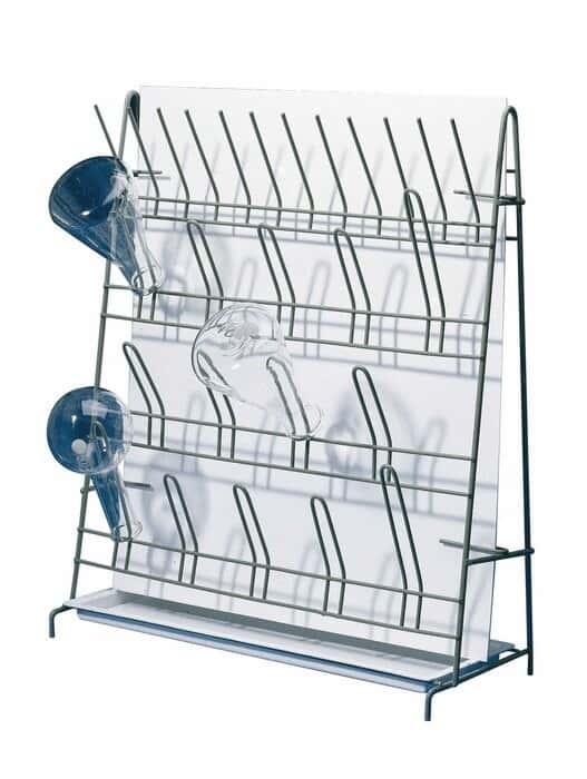 Poxygrid H18805-0000 12-Place Epoxy-Coated Steel Labware Drain Stand, 1 ...