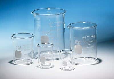 Pyrex 1000-PACK Brand 1000 Low-Form Glass Beaker Starter Set; 50 to ...