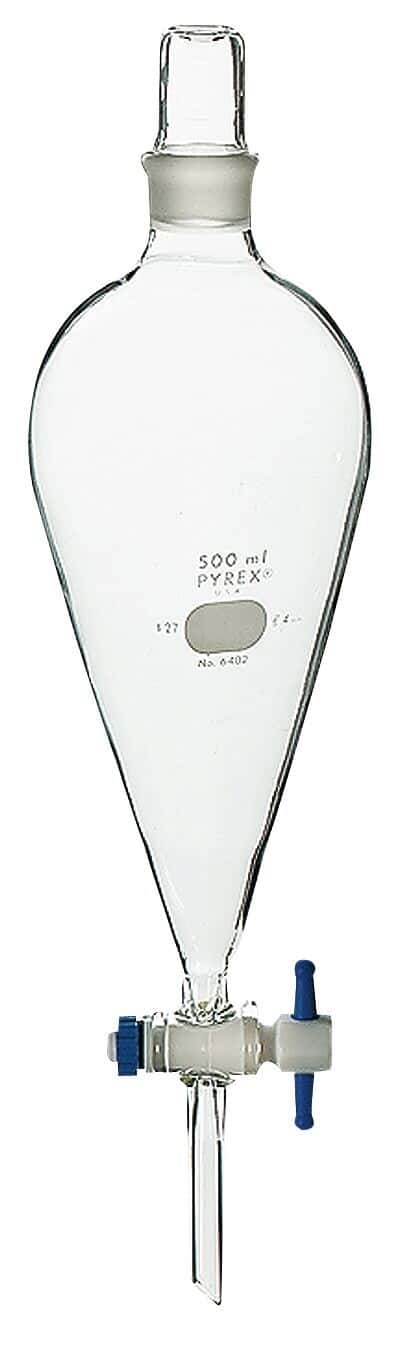 Pyrex 6402-60 Brand 6402 Separatory Funnel; 60 mL, pack of 1 from Cole ...