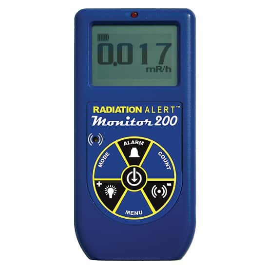 Radiation Alert Monitor 200 Digital Radiation Meter and Data Logger ...