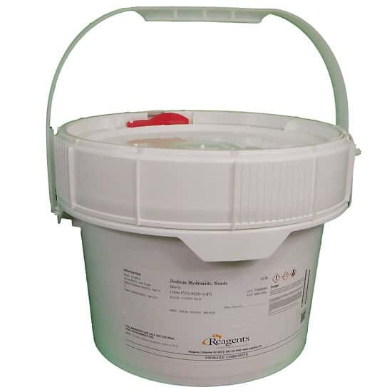 Reagents Sodium Hydroxide, Lab Grade, Poly Pail, 10 lb from Cole-Parmer