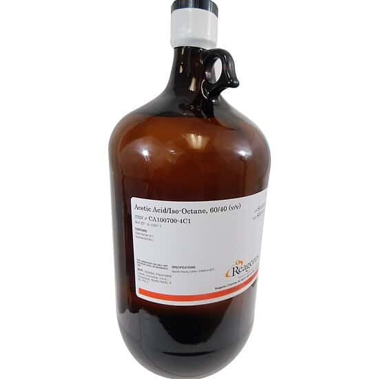 Reagents Acetic Acid/iso-Octane 60/40 (v/v), 4L, Standardized from Cole ...