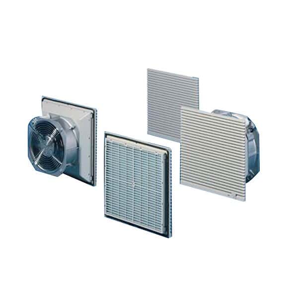 Rittal 3322027 Filter Fan, 5.8" X 4.9" X 2.2", 39cfm, 24dc from Cole-Parmer