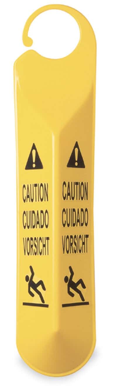 Rubbermaid 6110 Hanging "Caution" safety sign from Cole-Parmer United ...