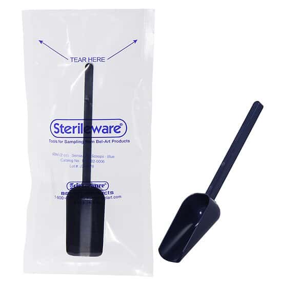 Scienceware Sterileware Sense-able Blue Metal Detectable Scoops ...