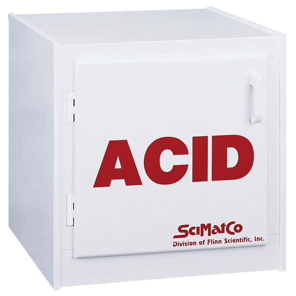 SciMatCo SC5000 Polypropylene Acid Storage Cabinet, 6 X 2.5 L bottle ...