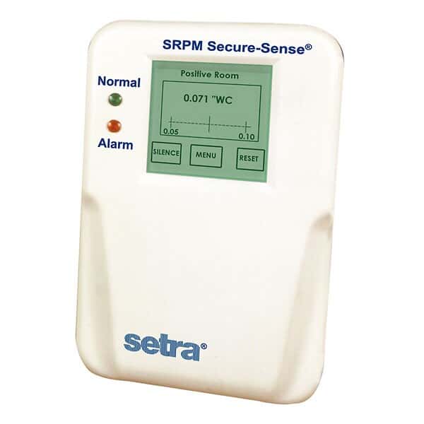 Setra SRPM-R25WB-A1-E Room Pressure Monitor/Alarm, +/-0.25" WC, 24 VAC ...