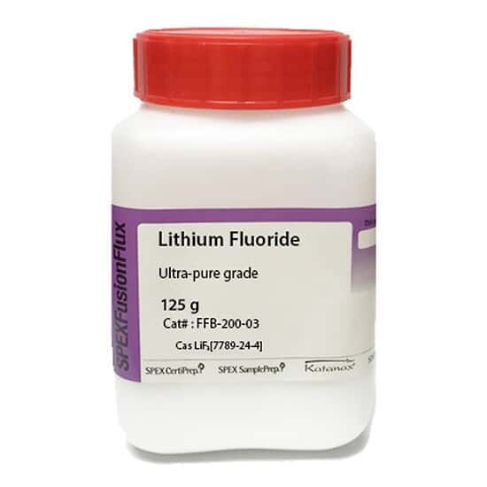 Spex CertiPrep FFB-200-03 Lithium Fluoride Crystals Ultra Pure Additive ...