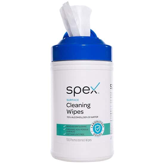 Spex Protects Presaturated Surface Cleaning Wipes, 70% IPA / 30% DI ...