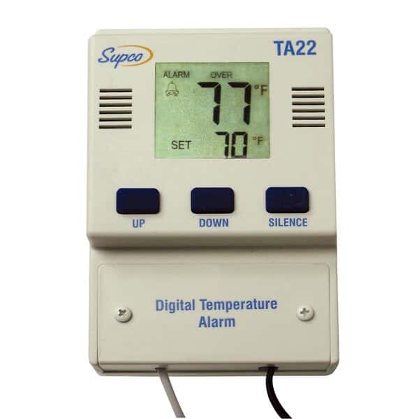 Supco TA22 Digital Display Single Set Temperature Alarm from Cole ...