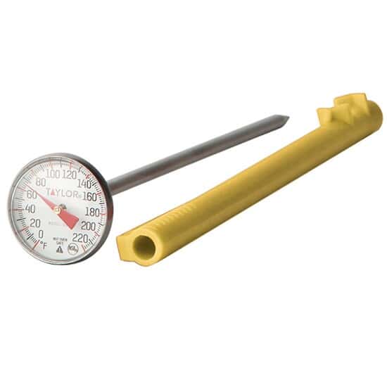Taylor 3621N Anti-Bacterial Bimatel Test Thermometer, 0 to 220ºF from ...