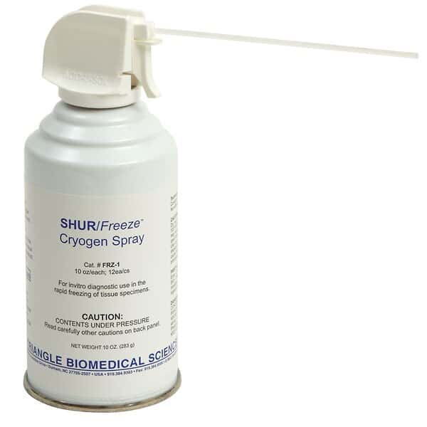 TBS FRZ-1 SHUR/Freeze™ Cryogen spray with nozzle, 12 oz. can w/10 oz ...