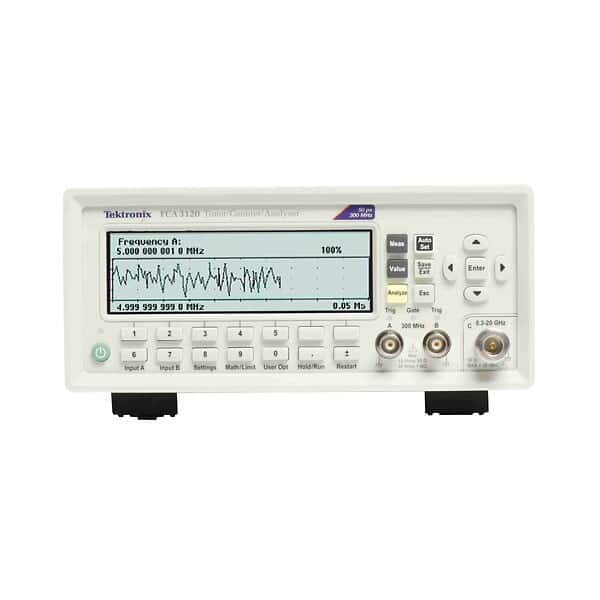 Tektronix Fca3020 Frequency Counter Analyzer 20 Ghz 100ps From Cole Parmer