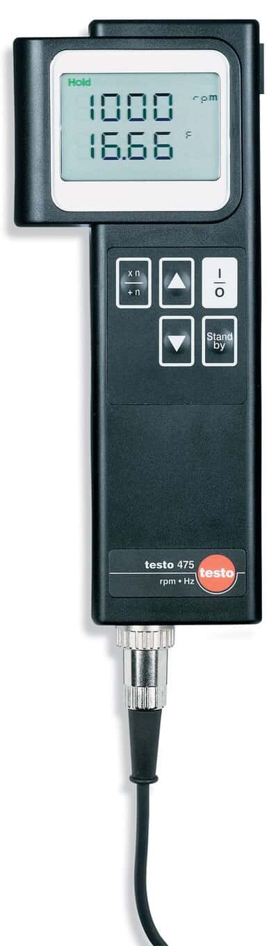 Testo 0000 4751 Stroboscope with detachable sensor from Cole-Parmer
