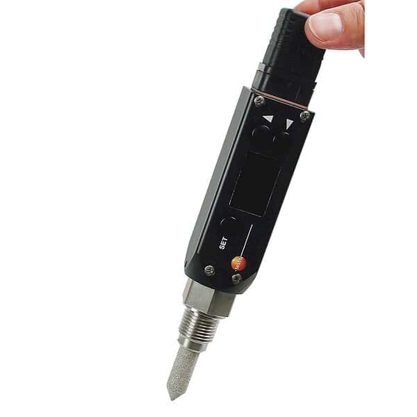 Testo 0555 6743 Transmitter, Dew Point, with Display, G 1/2" Connection ...