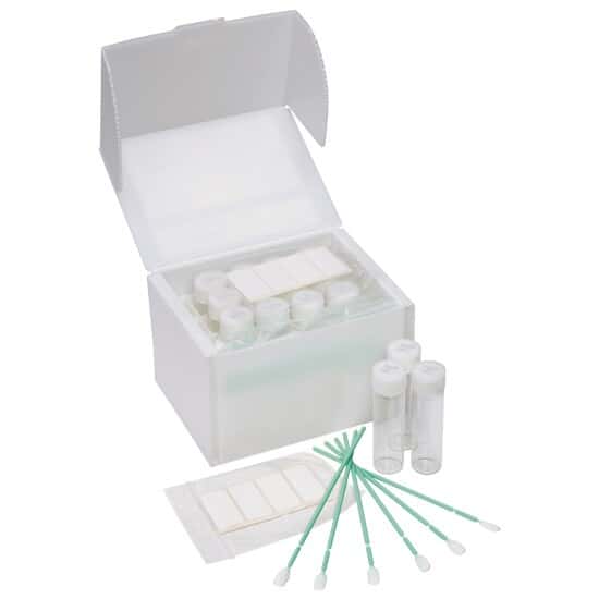 Texwipe TX3343 Cleaning Validation Kit with Long Handle Swabs, 12 Areas ...
