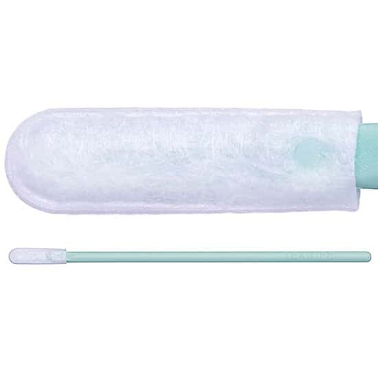 Texwipe TX759B Cleanroom Swab, 0.39"L Knit Polyester Tip, PP Handle ...
