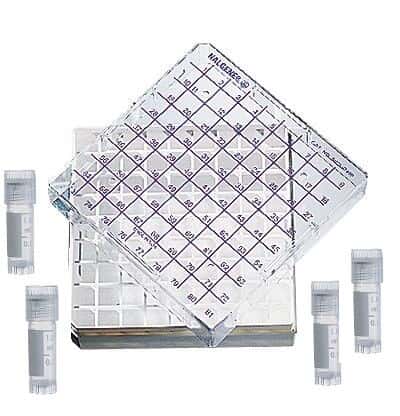 Thermo Scientific Nalgene PC Storage CryoBox with Vials Bundle, 81 x 1 ...