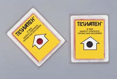 ThermoSafe TILTWATCH Tiltwatch Indicator, 80° activation from Cole-Parmer