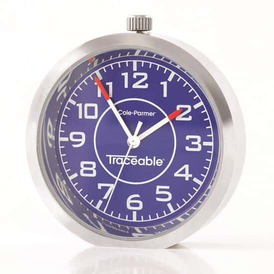 Always in Stock - Traceable Stick-It™ Mini Clock from Cole-Parmer