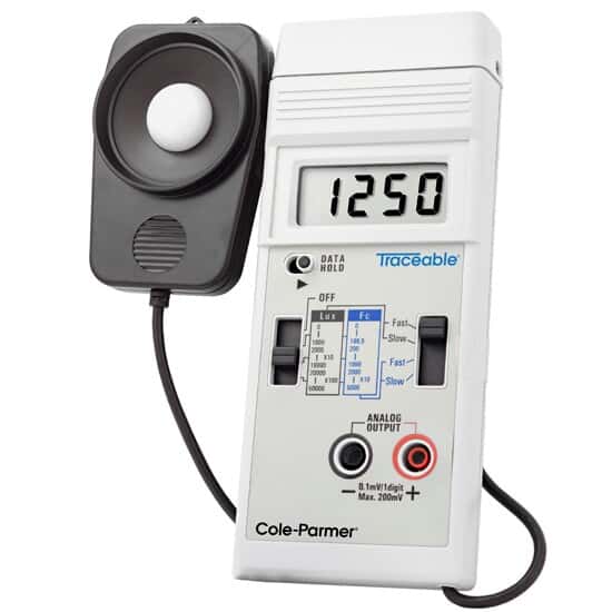 Traceable Light Meter with Recorder Output from Cole-Parmer China