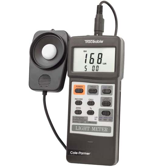 Traceable Light Meter with RS-232 Output from Cole-Parmer United Kingdom