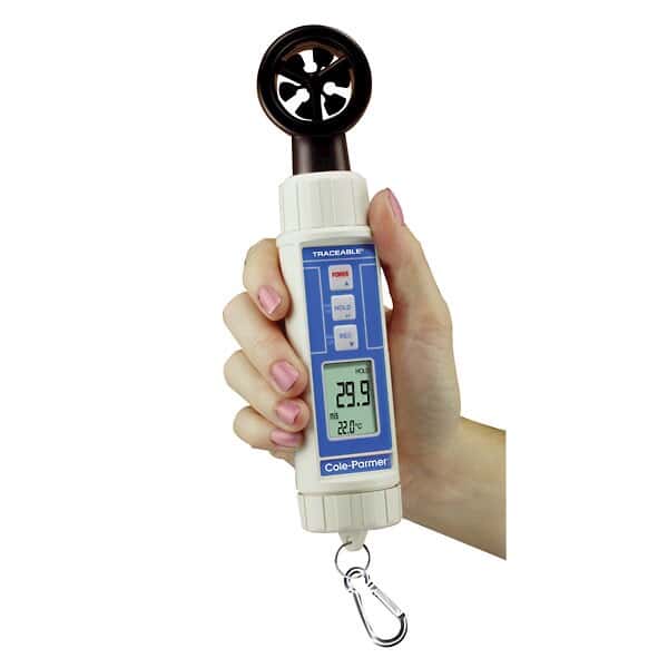 Traceable Vane Thermoanemometer/Humidity/Dew Point/Barometric Pressure ...