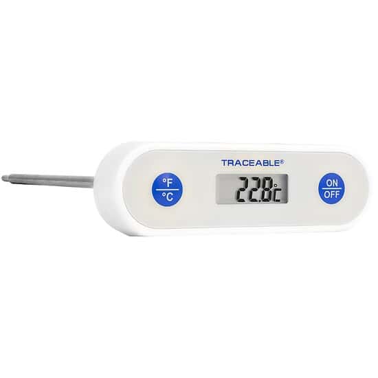Traceable T-Bar Waterproof Food Thermometer Ultra; ±0.4°C Accuracy at ...