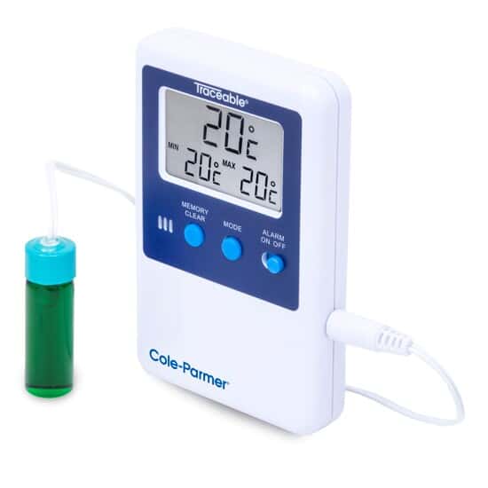 Traceable Fridge/Freezer Digital Thermometer; 1 Vaccine Bottle Probe ...