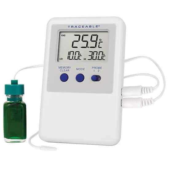 Traceable Ultra™ Calibrated Refrigerator/Freezer Thermometer; 1 Glass ...
