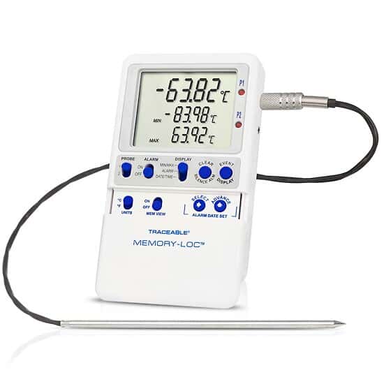 Traceable Memory-Loc™ Datalogging Cryogenic Thermometer; 1 Stainless ...