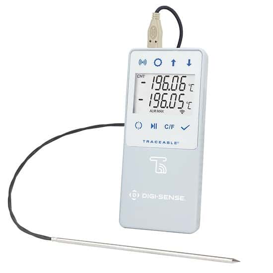 Traceable Liquid Nitrogen Wi-Fi Data Logger Compatible with ...