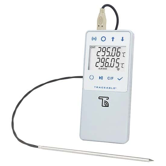 Traceable High-Temperature Wi-Fi Data Logger Compatible with ...