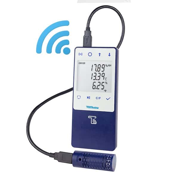 Always in Stock - Traceable High-Range CO 2 /Temperature/Humidity Wi-Fi Data Logger Compatible ...