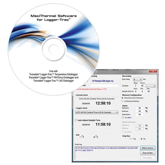 Traceable Data Logging Software for Traceable® Logger-Trac™ Data ...