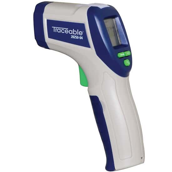 Traceable Infrared Thermometer with Fixed Emissivity, 10:1 from Cole-Parmer