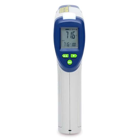 Traceable Infrared Thermometer with Adjustable Emissivity and Alarm, 12 ...